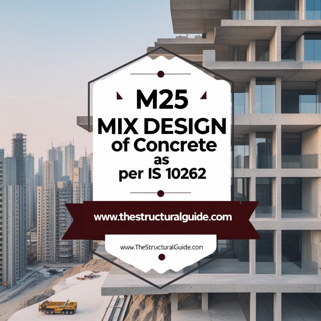 M25 Mix Design of Concrete as per IS 10262 - The Structural Guide